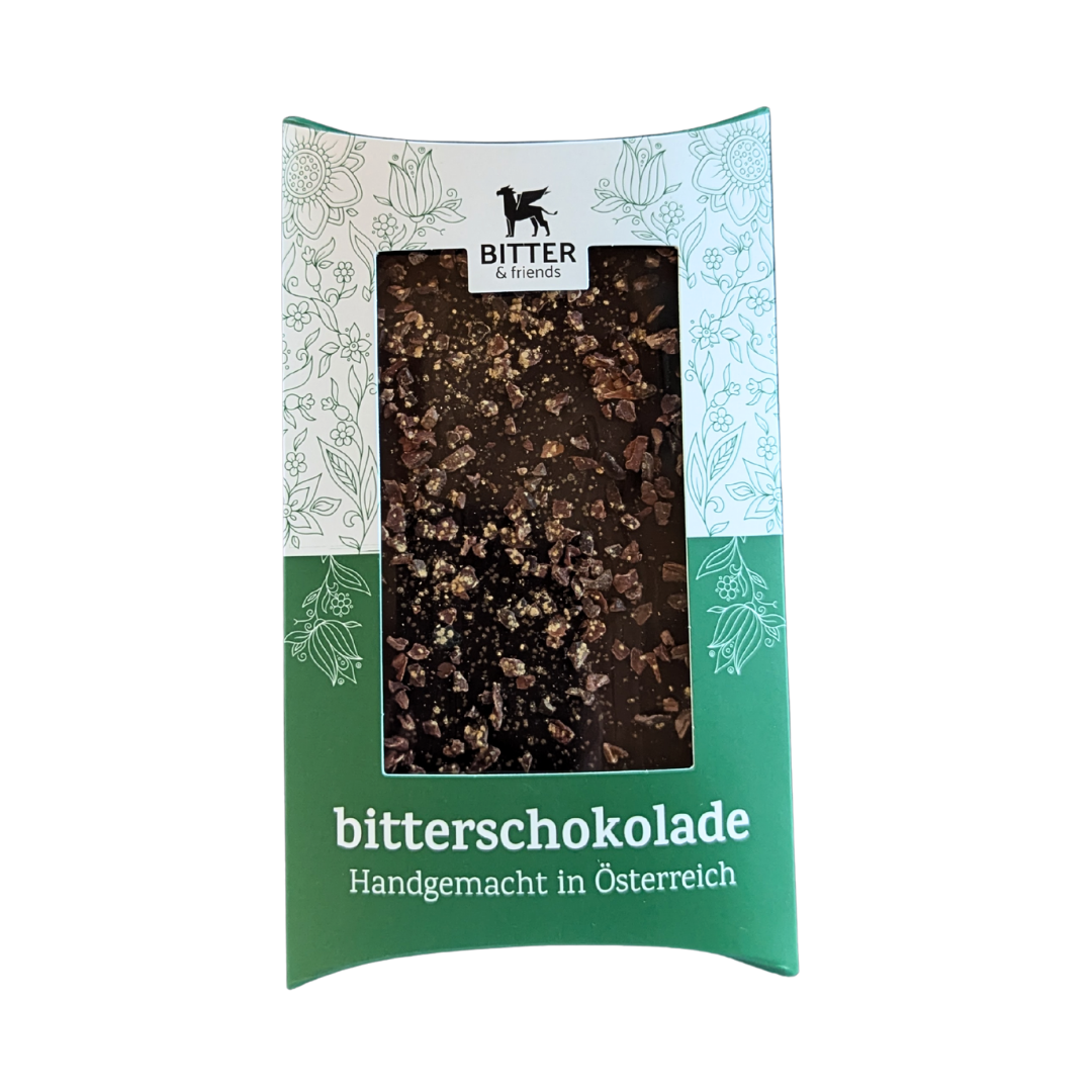 Premium Bitterschokolade "Ginseng" | Bitter & Friends